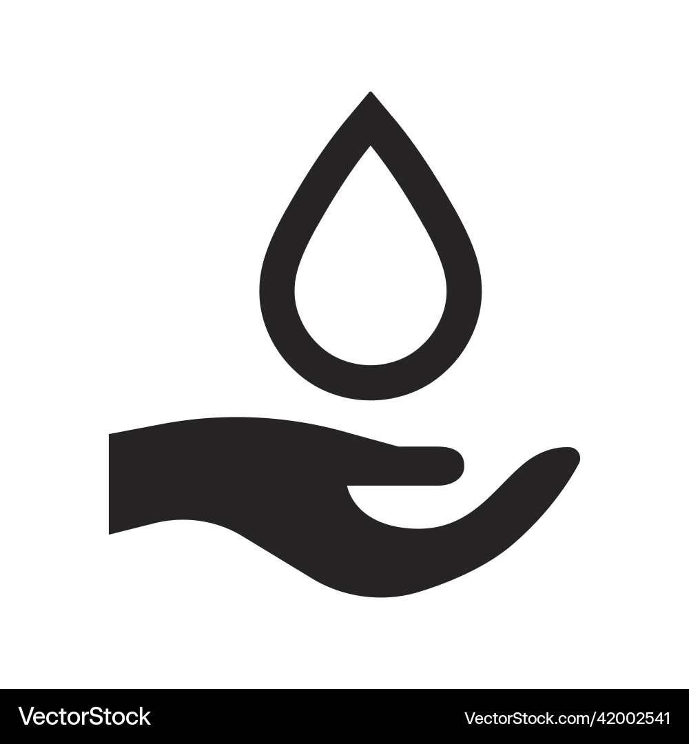 Turning off the tap icon save water Royalty Free Vector