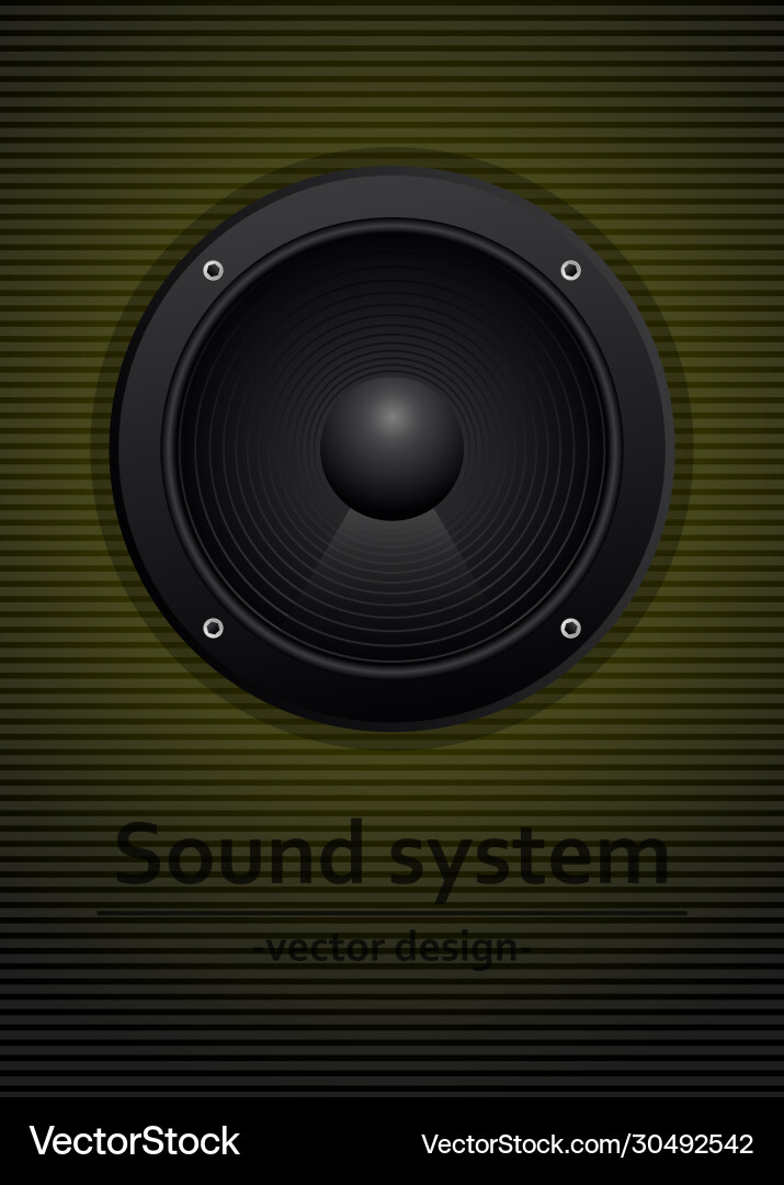 Audio Speakers Collection Royalty Free Vector Image