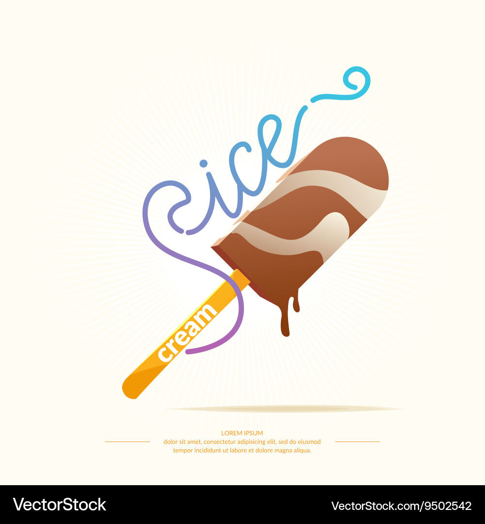 Ice cream Royalty Free Vector Image - VectorStock