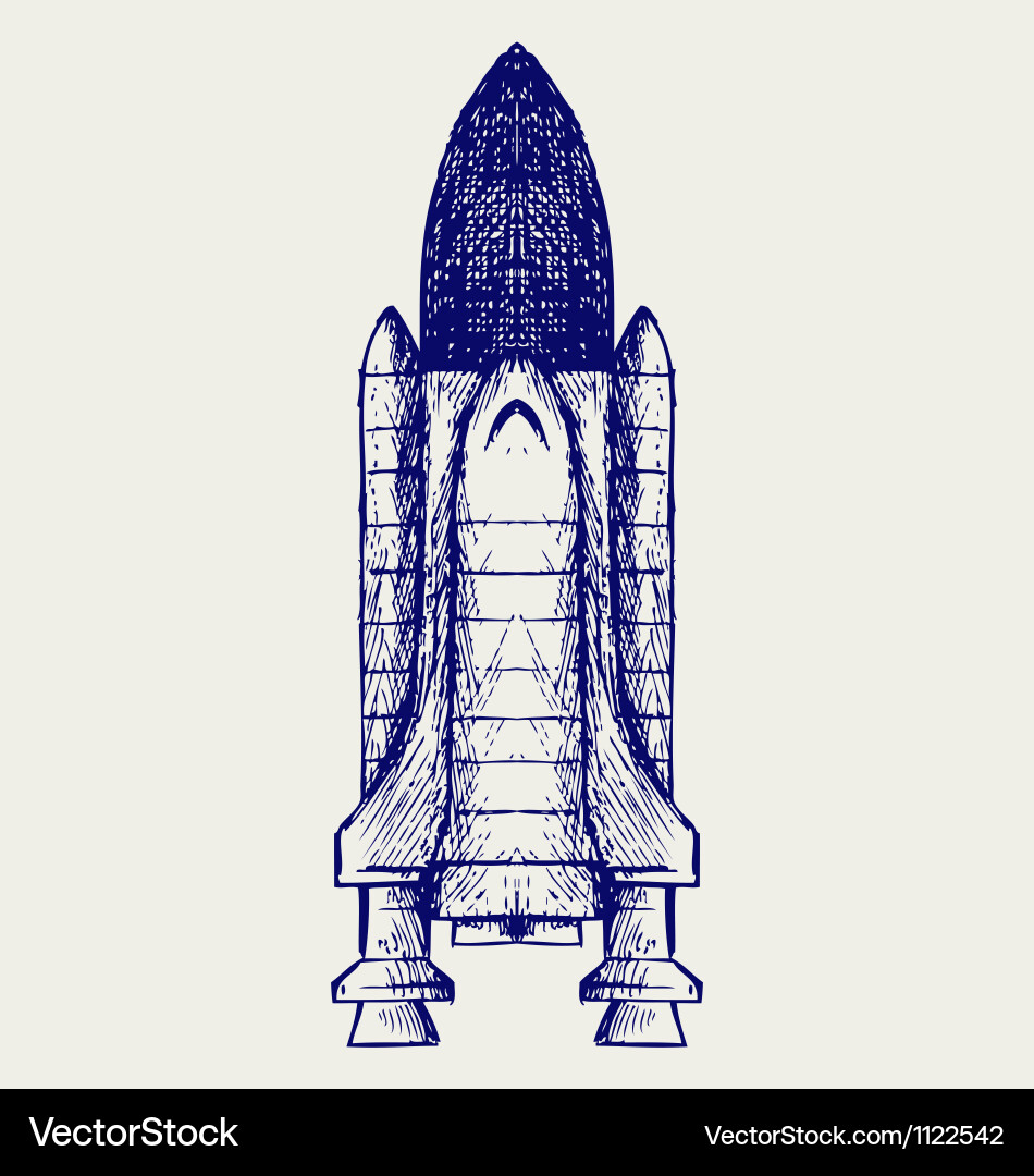 Space ship Royalty Free Vector Image - VectorStock