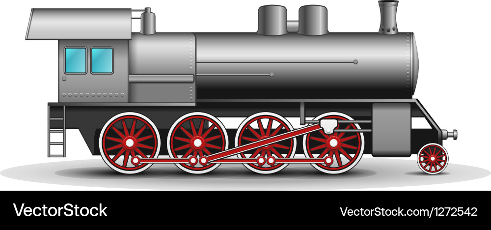 Steam Locomotive Royalty Free Vector Image - VectorStock