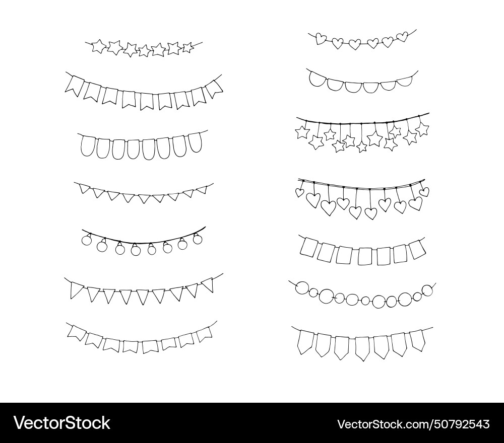 Birthday and party decoration Royalty Free Vector Image