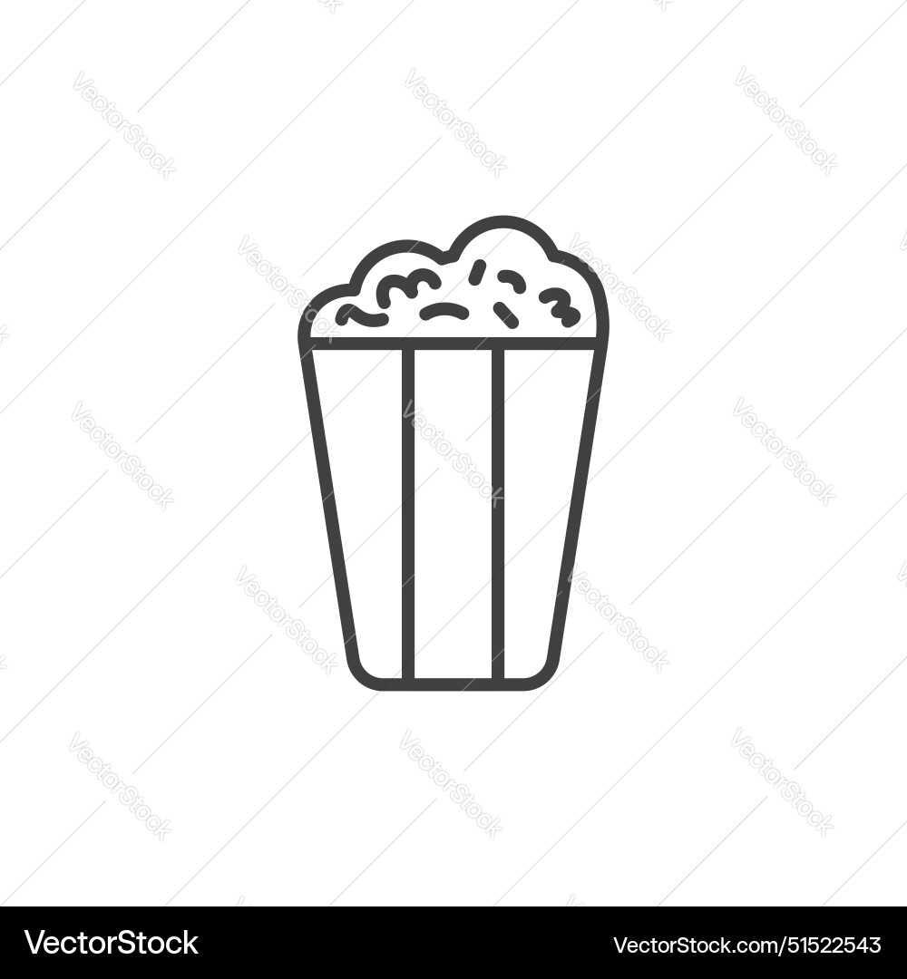 Popcorn icon Royalty Free Vector Image - VectorStock
