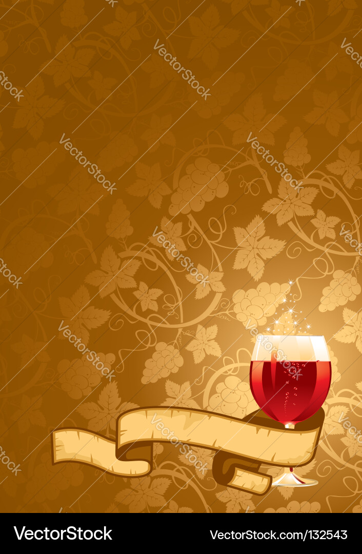 Wine background Royalty Free Vector Image - VectorStock