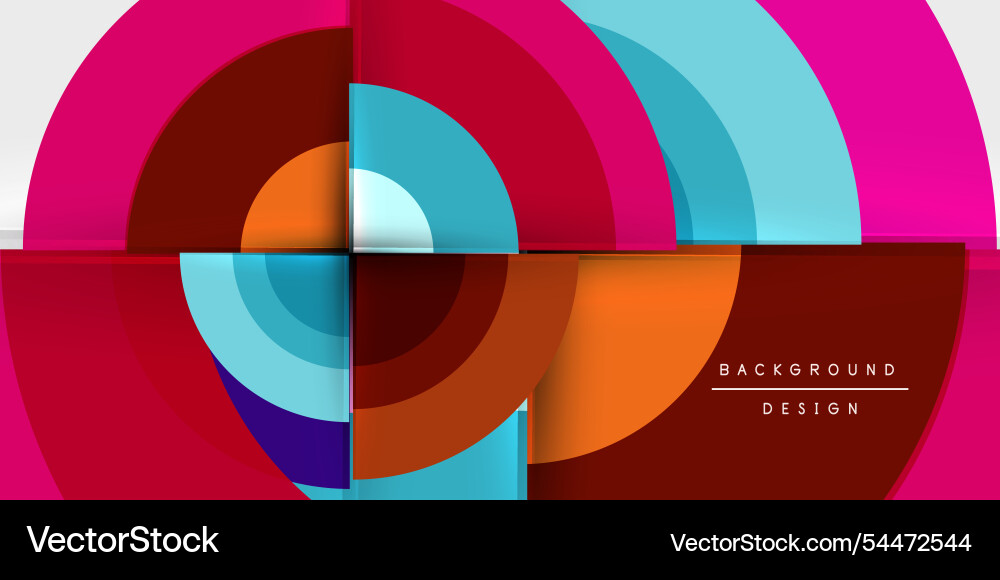 Target circle geometric abstract shapes Royalty Free Vector