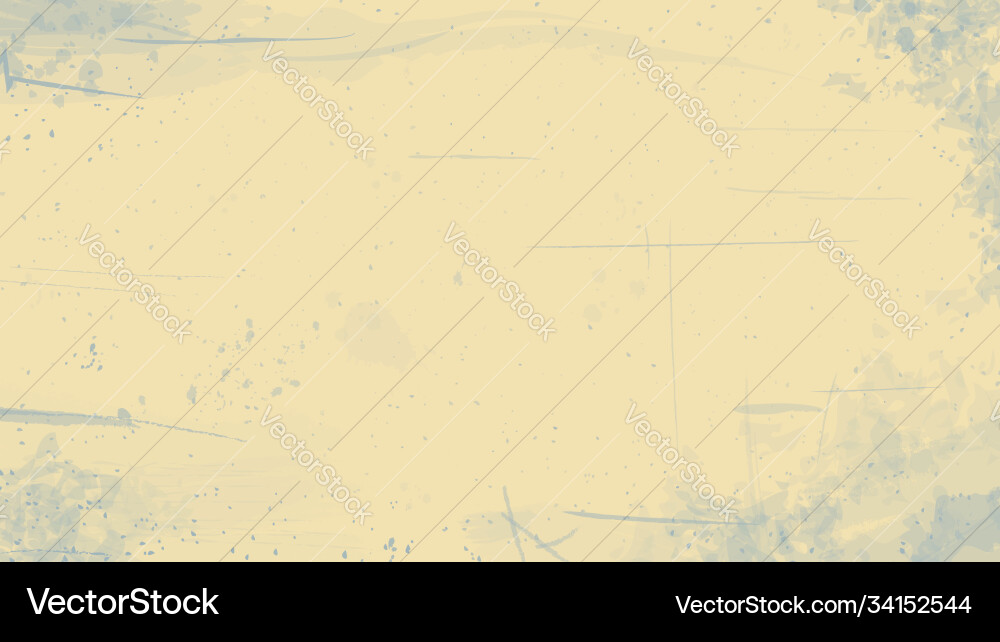 Vintage aged grunge template with scratches Vector Image