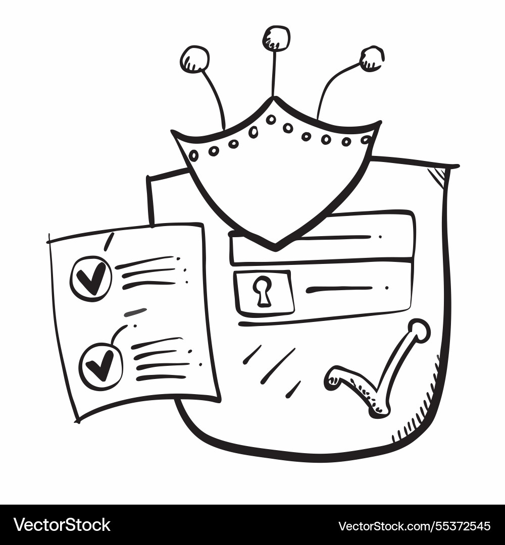 2d as vpn virtual private network icon Royalty Free Vector