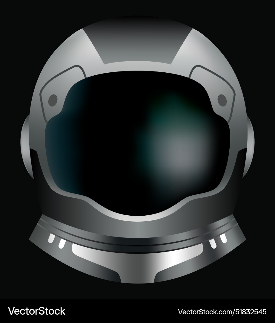 Astronaut helmet realistic cosmonaut mask Vector Image