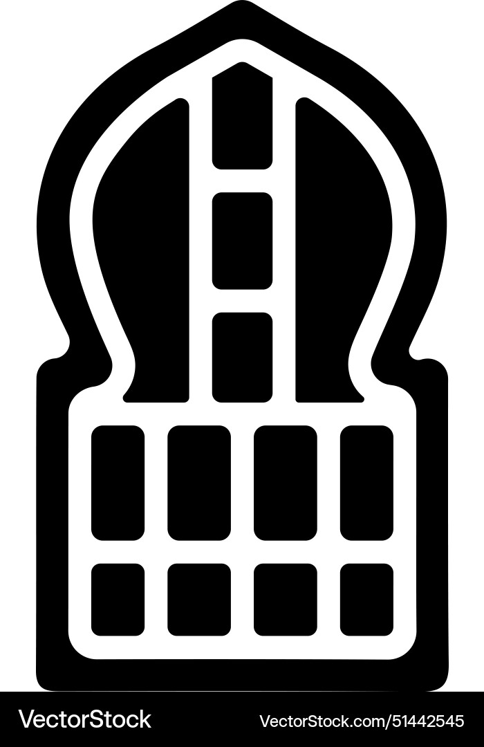 Holy window Royalty Free Vector Image - VectorStock