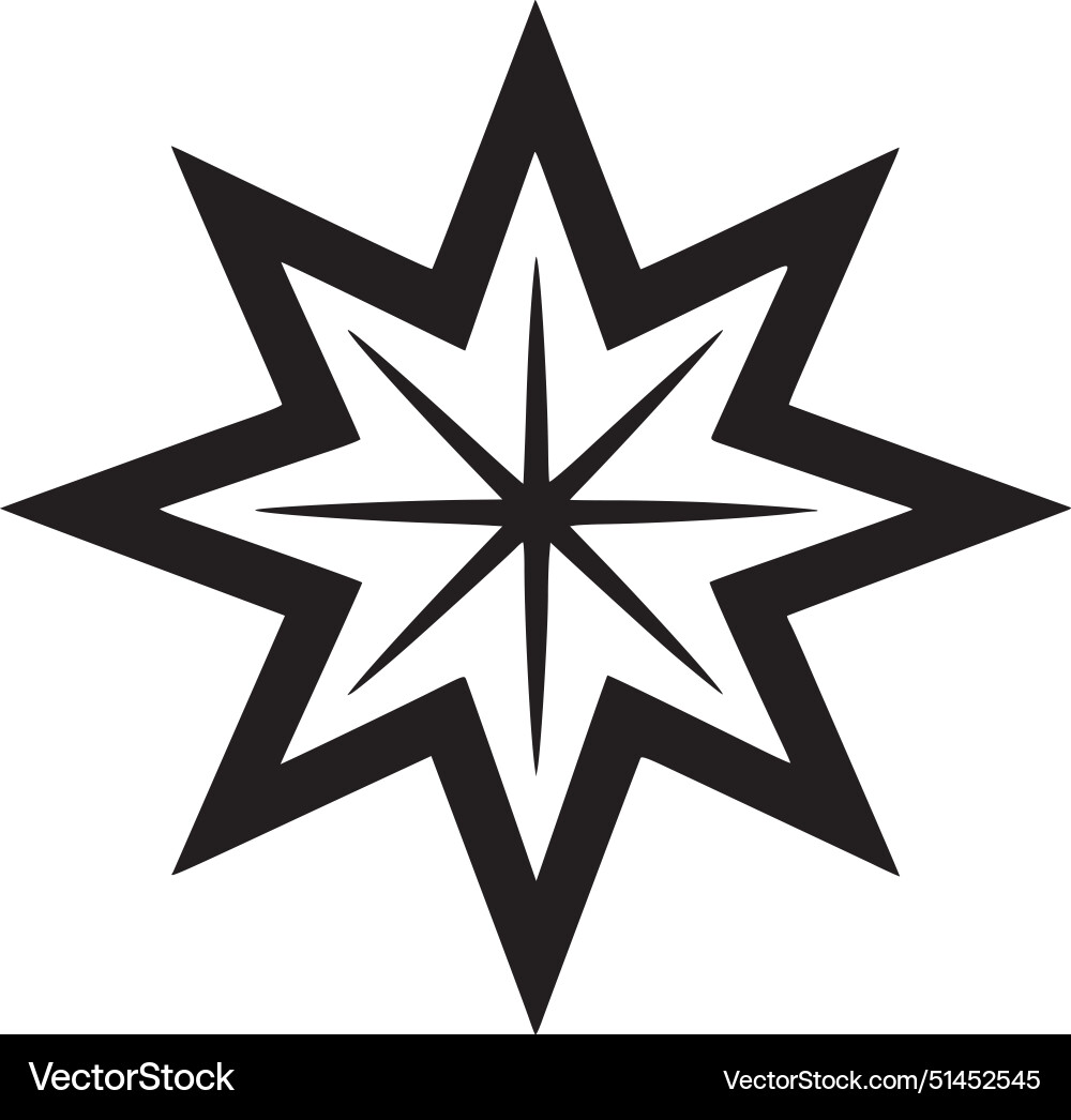 Star - minimalist and simple silhouette Royalty Free Vector