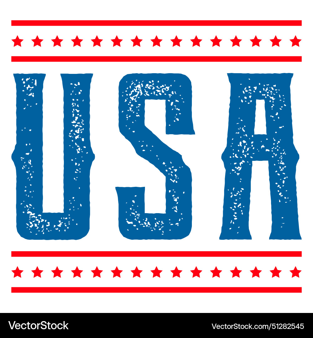 Usa-typography-t-shirt-design-11 Royalty Free Vector Image
