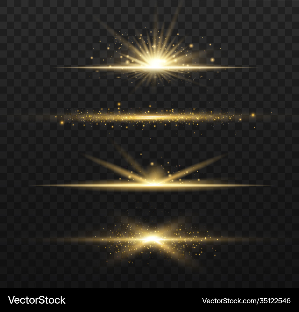 Yellow horizontal line Royalty Free Vector Image