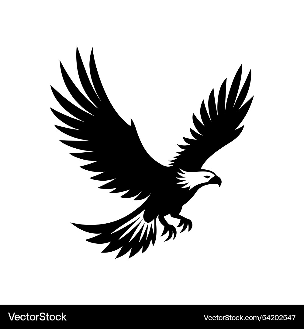 Flying eagle design Royalty Free Vector Image - VectorStock