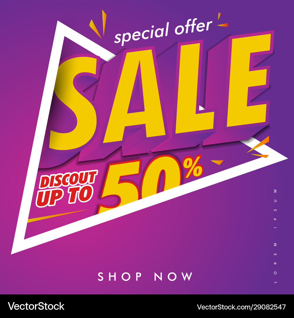 Header or title promotion product services Vector Image