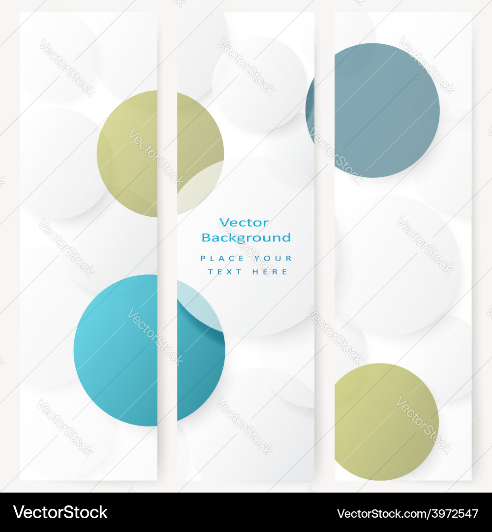 Set of abstract template banner Royalty Free Vector Image
