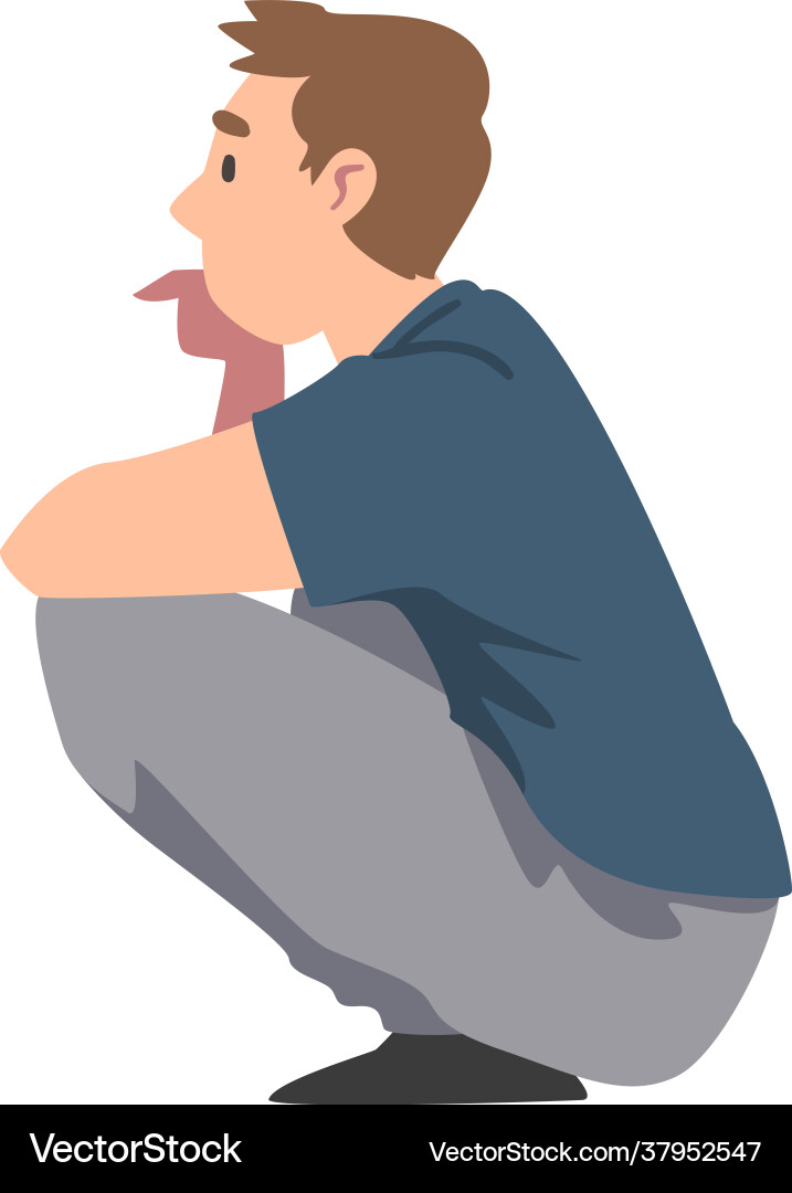 Crouching Person Side