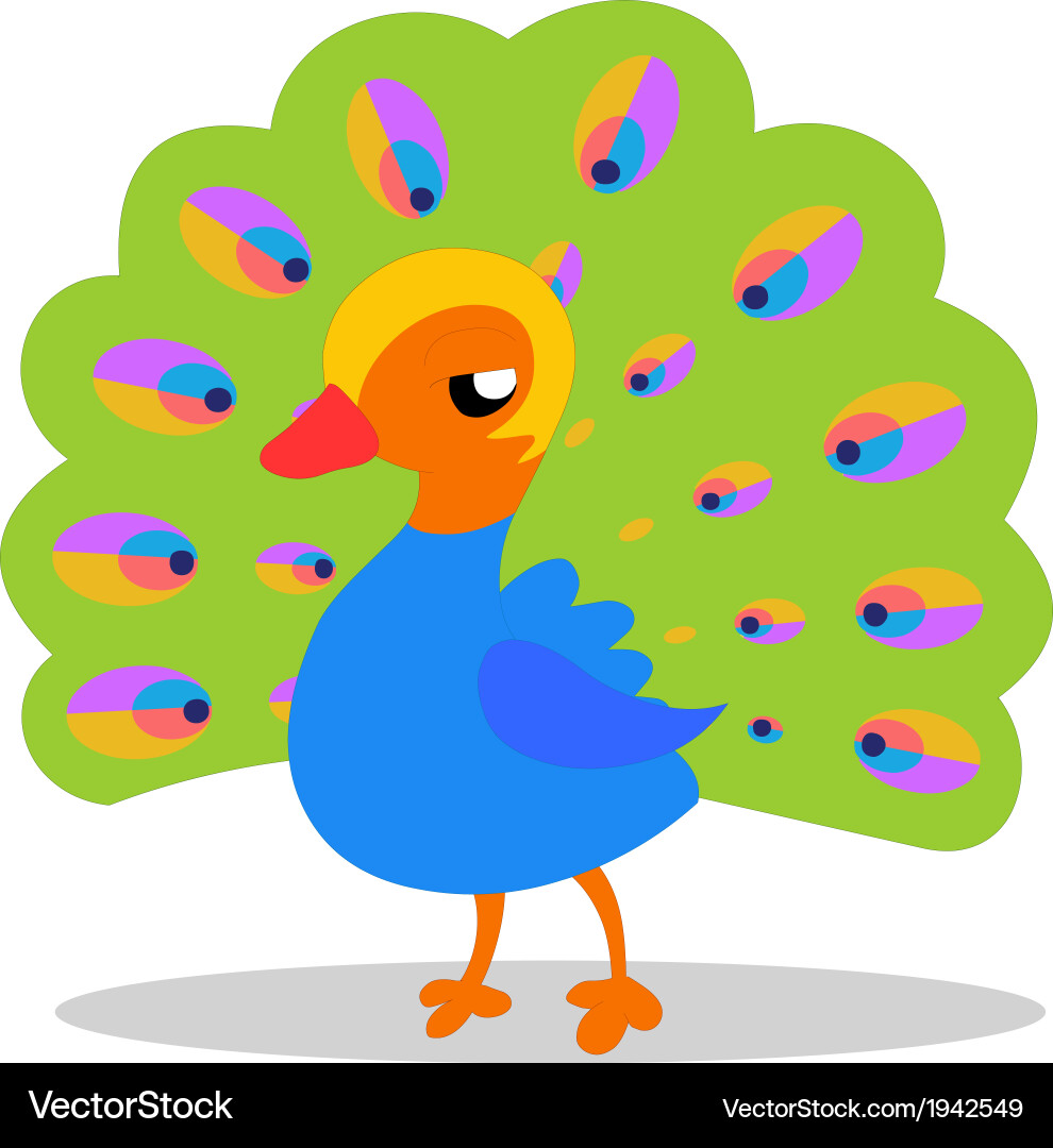 Peacock Royalty Free Vector Image - VectorStock