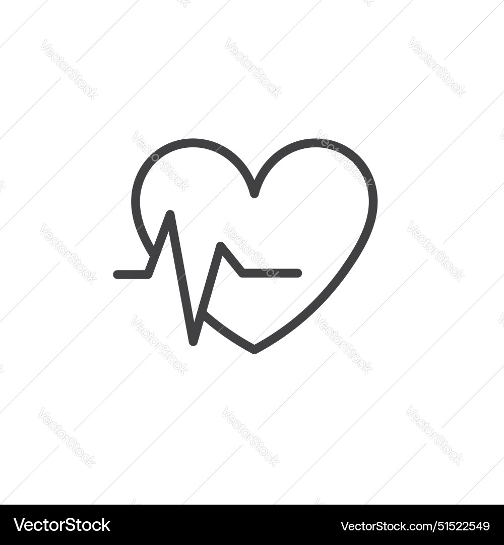 Pulse icon Royalty Free Vector Image - VectorStock