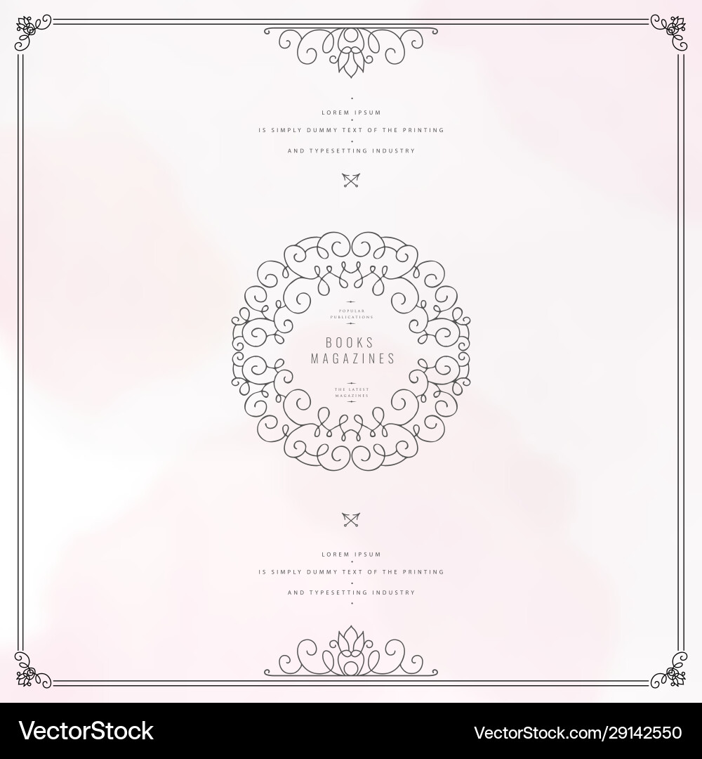 Collection templates Royalty Free Vector Image