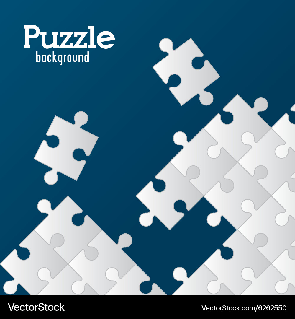 Puzzle design Royalty Free Vector Image - VectorStock