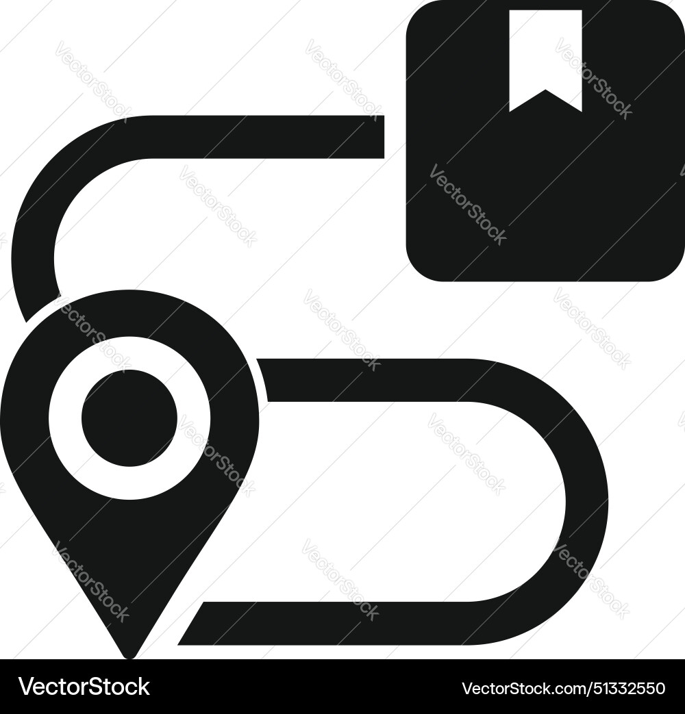 Stylized black and white icon symbolizing Vector Image