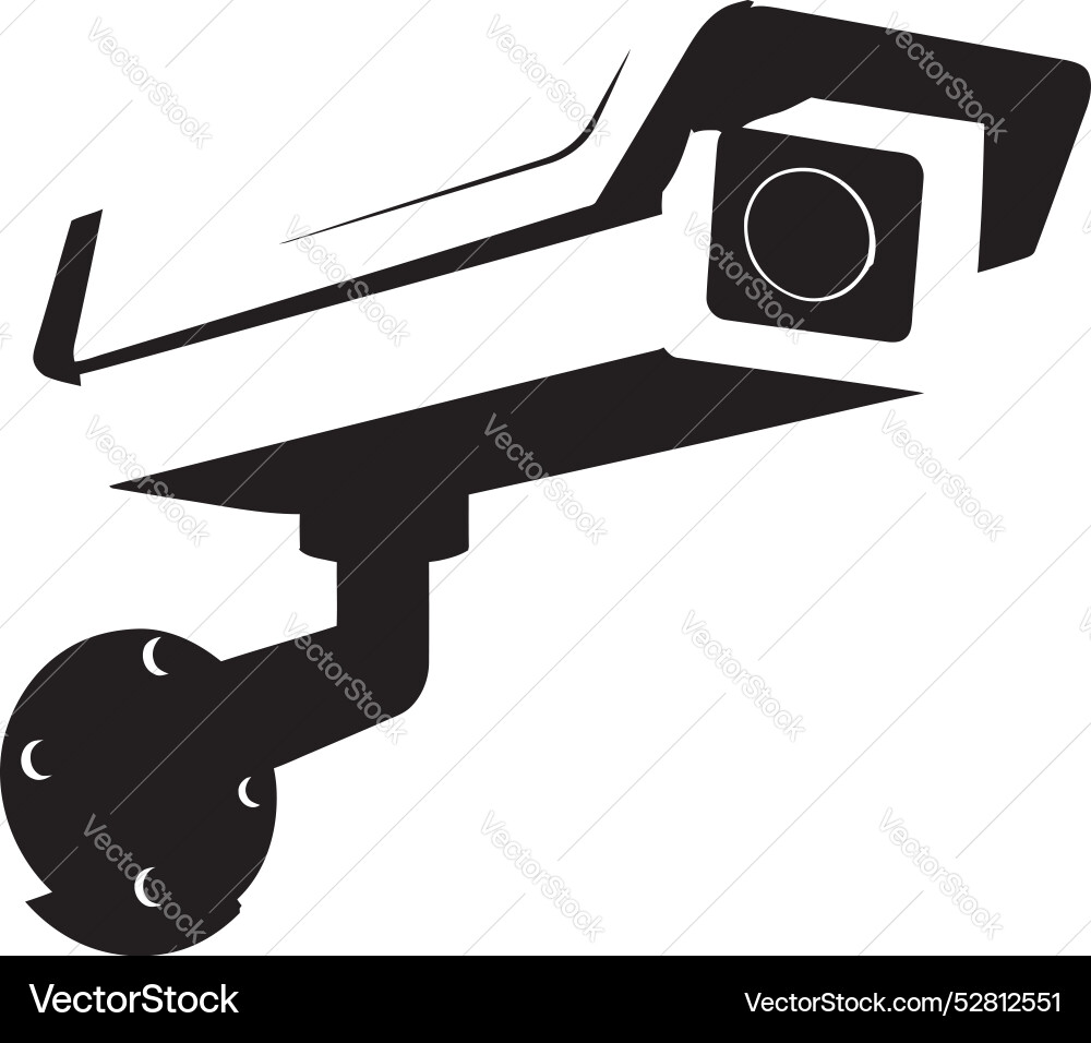 Watchtower surveillance camera icon alertvision Vector Image