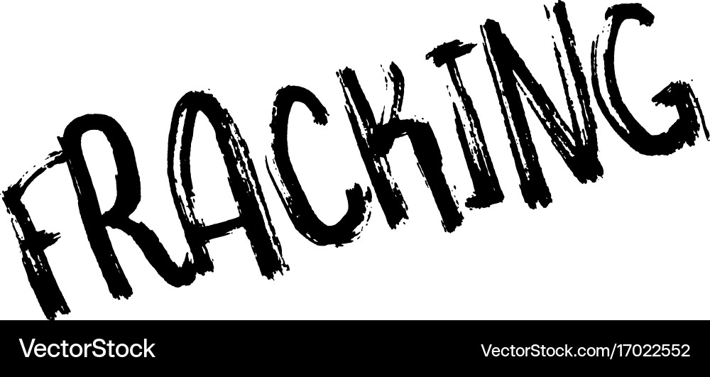 Fracking rubber stamp Royalty Free Vector Image