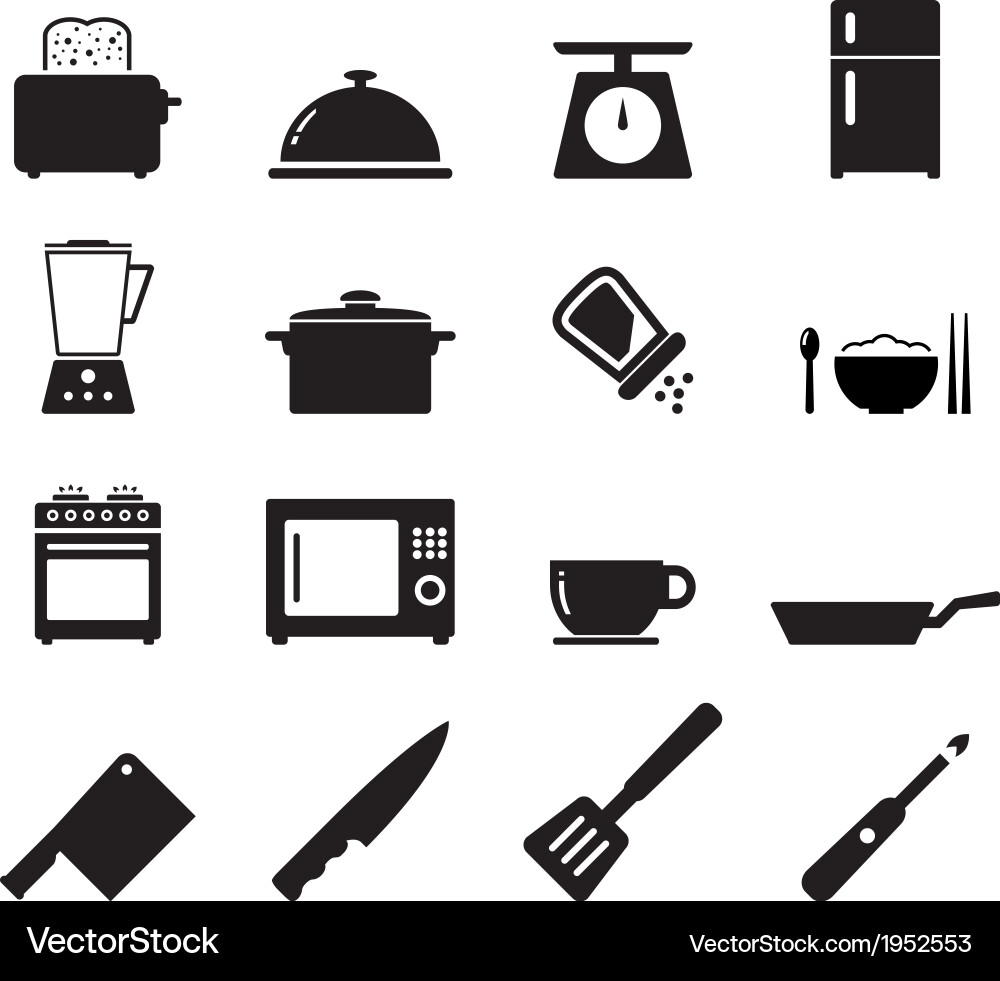 Kitchen icon Royalty Free Vector Image - VectorStock