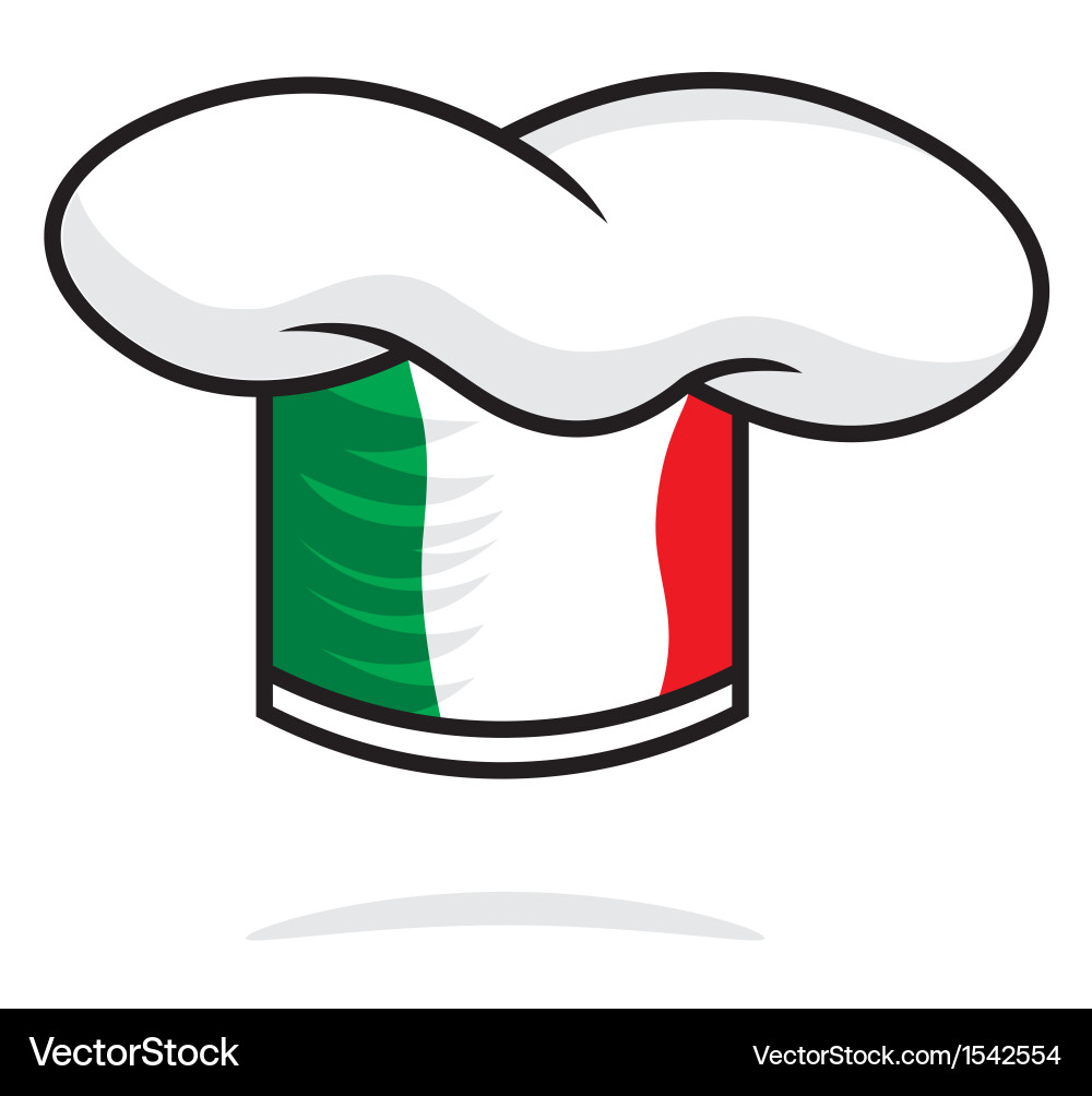 Chef Hat - Italian Cuisine Royalty Free Vector Image