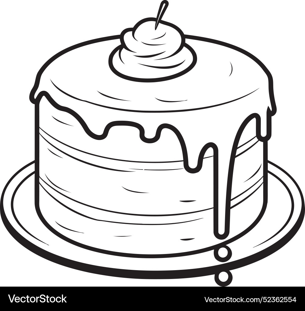Exploring cake artistry a visual journey Vector Image