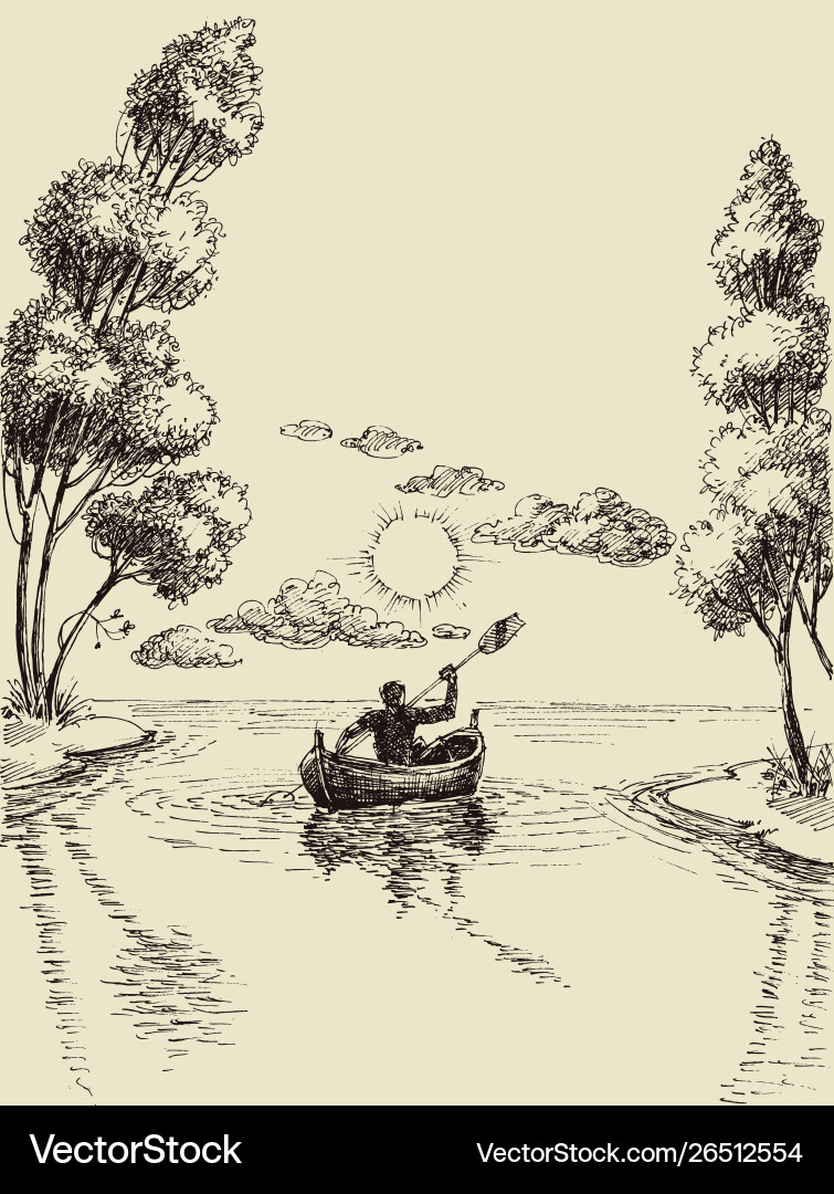 Kayak Paddle Sketch Vector Images (over 320)