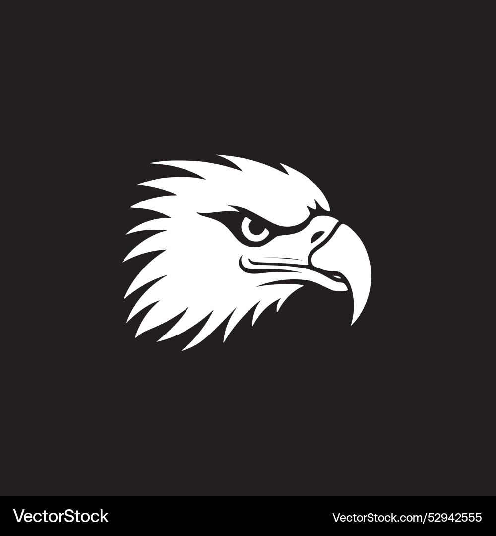 Eagle - minimalist and simple silhouette Vector Image