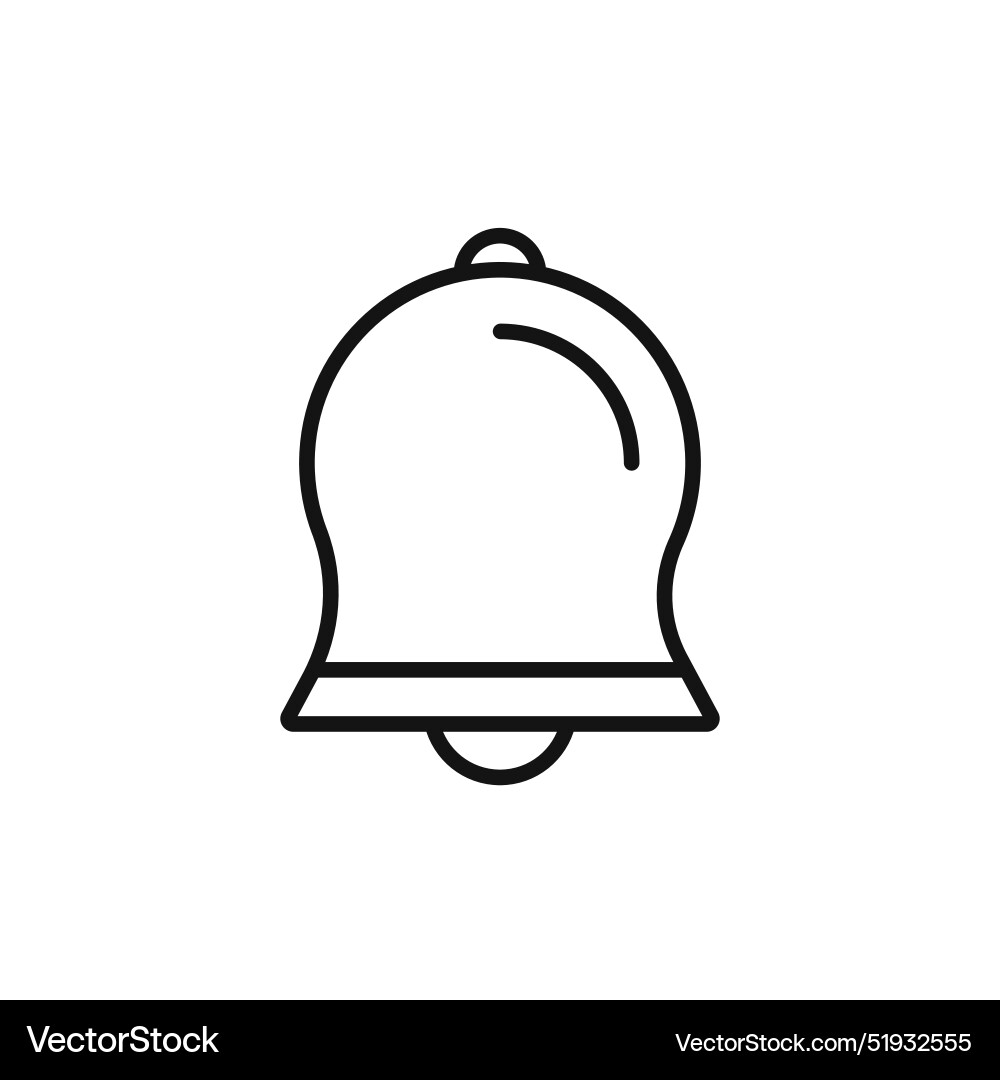 Notification bell ring icon perfect for alerts Vector Image
