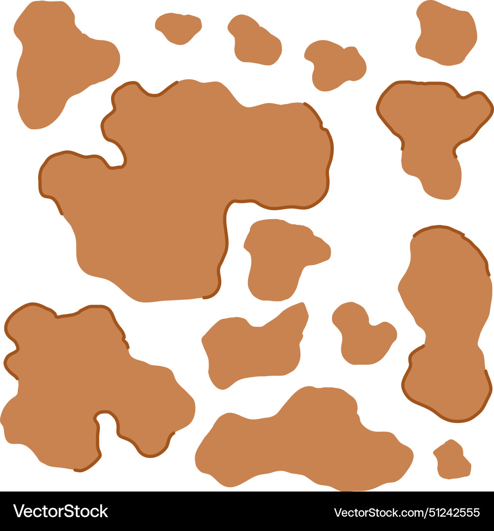 Seamless cow skin cartoon Royalty Free Vector Image