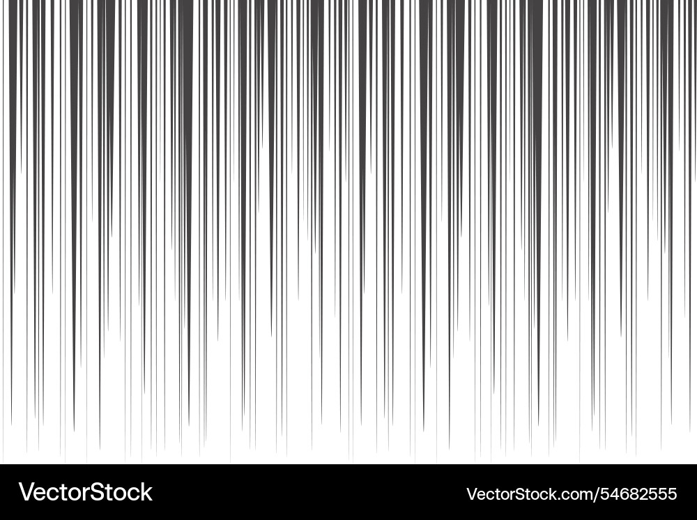 Vertical speed lines for comic manga book anime Vector Image