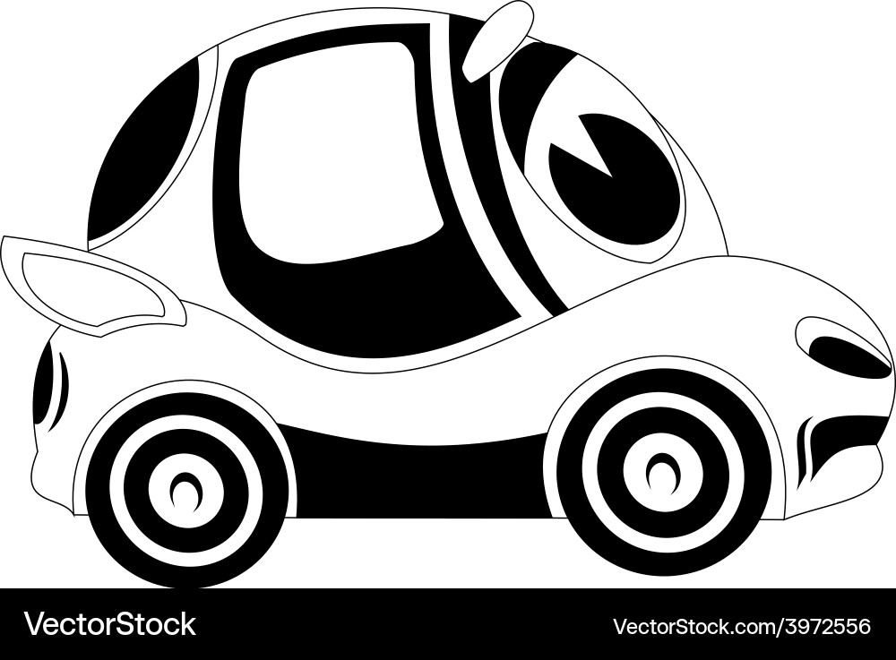Cartoon car Royalty Free Vector Image - VectorStock