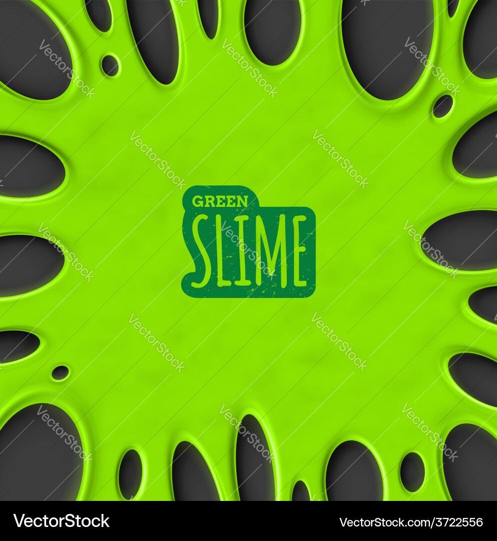Green slime Royalty Free Vector Image - VectorStock