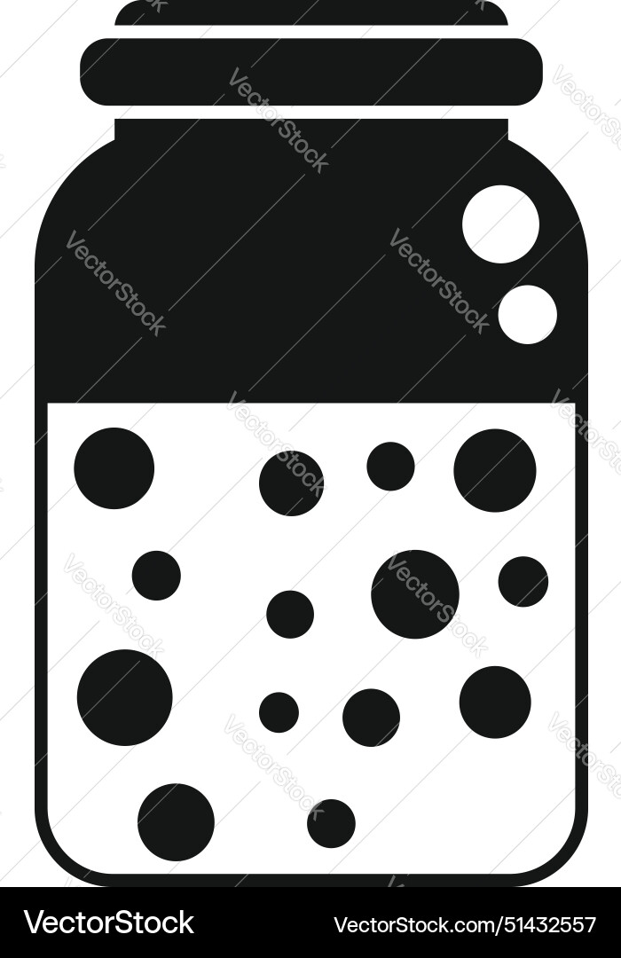 A candy jar icon Royalty Free Vector Image - VectorStock