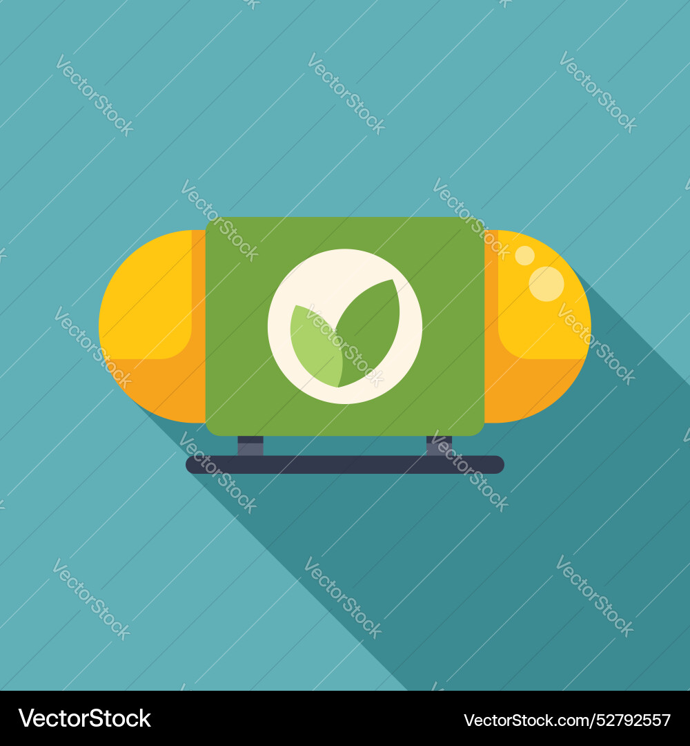 Green energy tank is representing eco friendly Vector Image