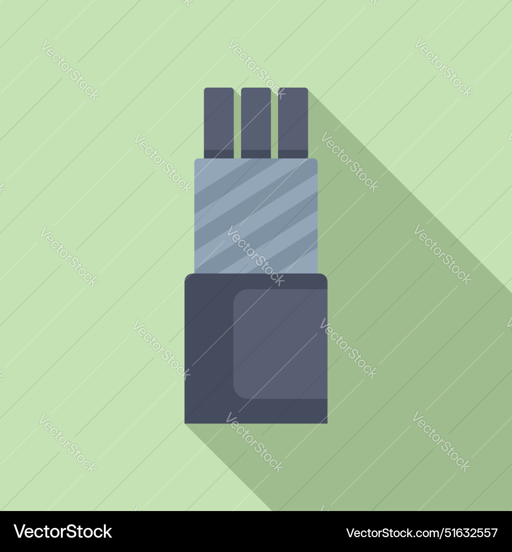 Optical fiber cable is connecting to internet Vector Image