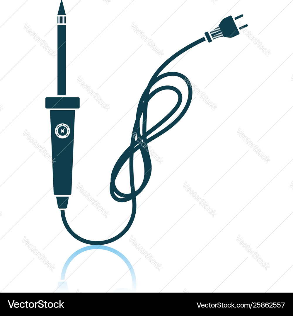 Soldering iron icon Royalty Free Vector Image - VectorStock