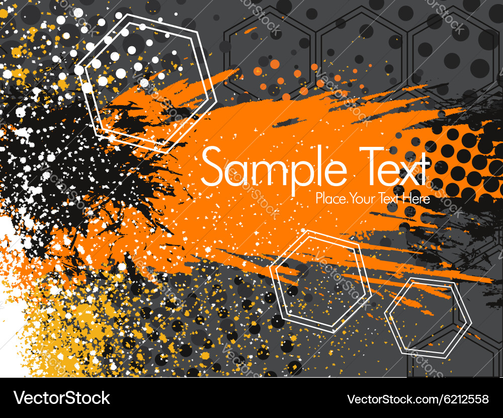 Colorful abstract grunge Royalty Free Vector Image