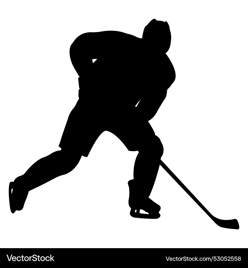 Hockey player7 Royalty Free Vector Image - VectorStock