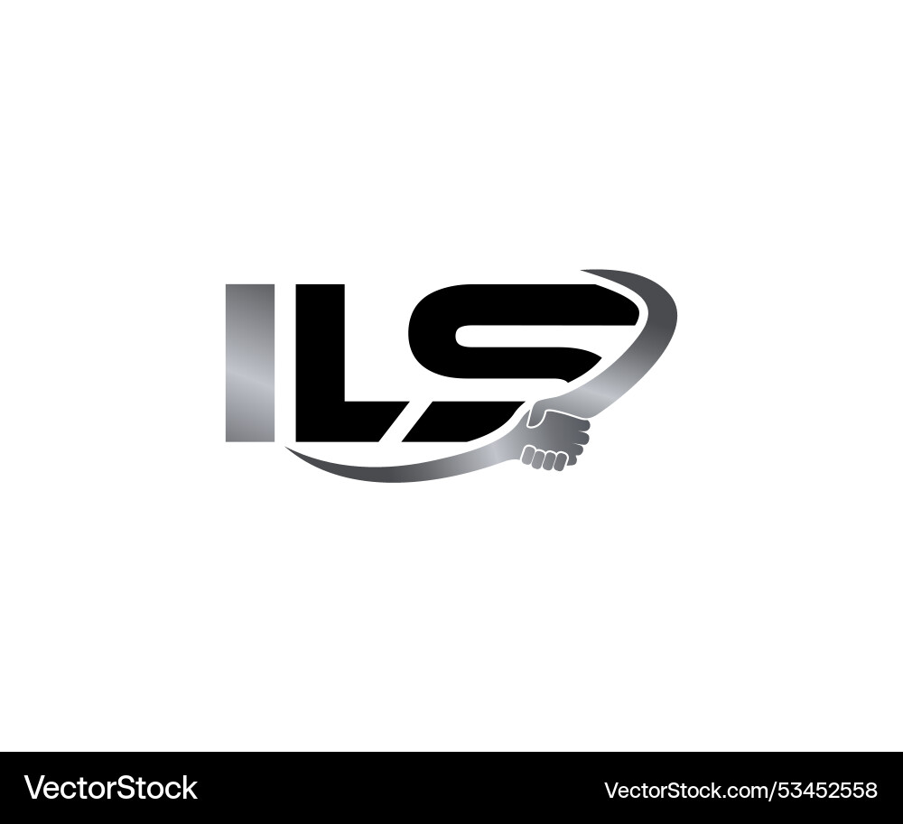 Initial ils letter logo design Royalty Free Vector Image