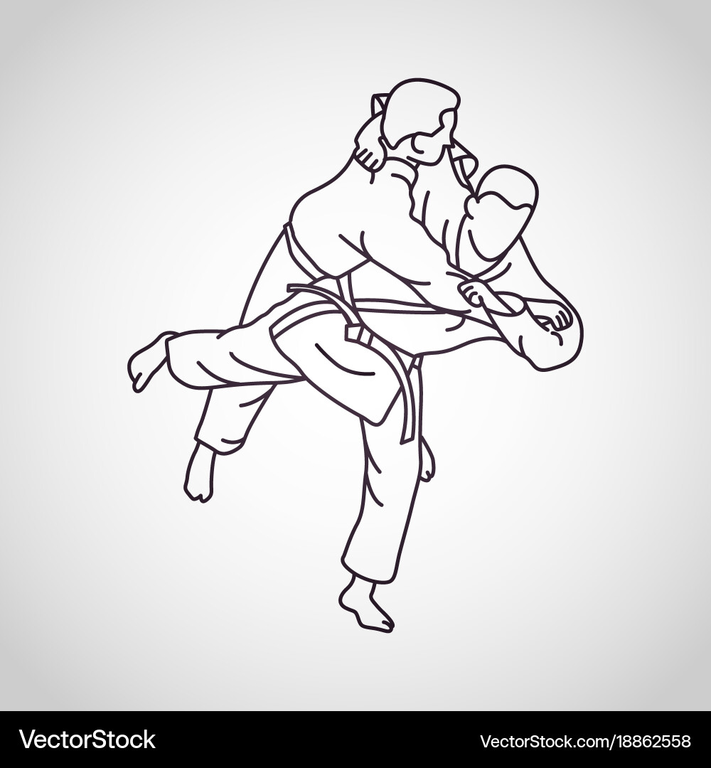 Judo Symbol Judo Icon. Judo Icon Vector & Photo (Free Trial)