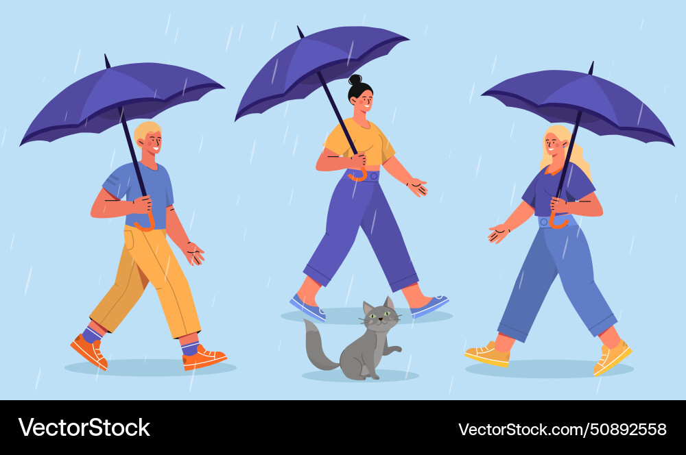 Stray cat concept Royalty Free Vector Image - VectorStock