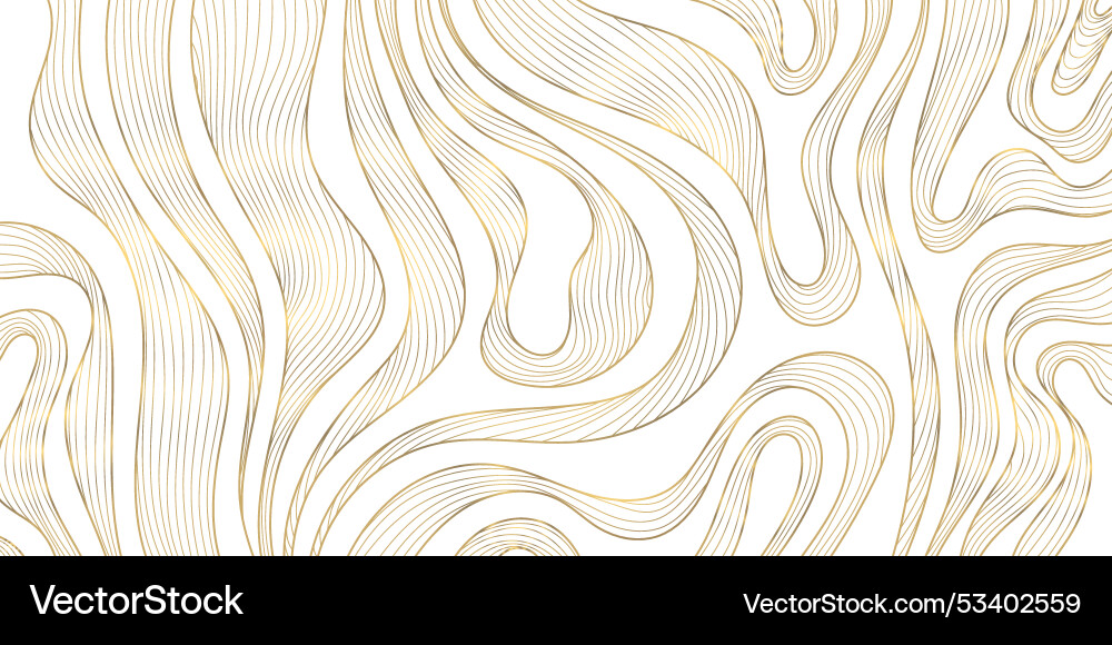 Line wavy pattern topography Royalty Free Vector Image