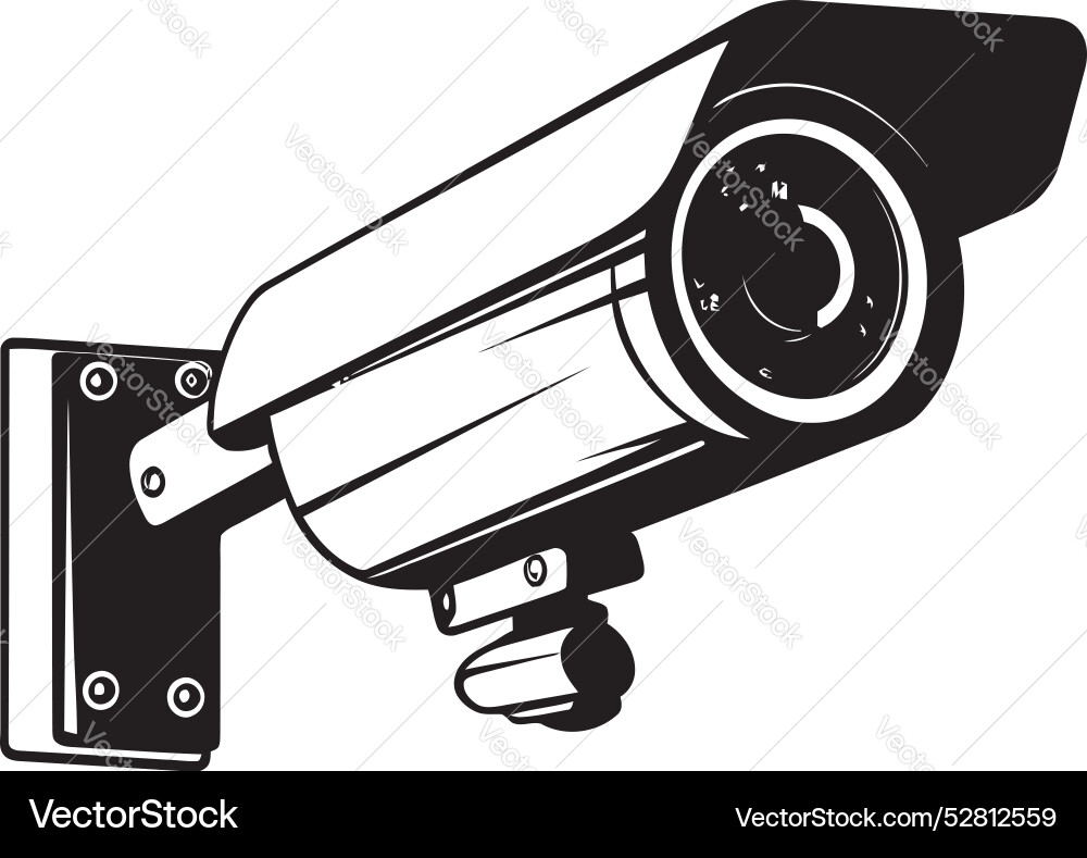 Watchfulguard security camera logo symbol Vector Image