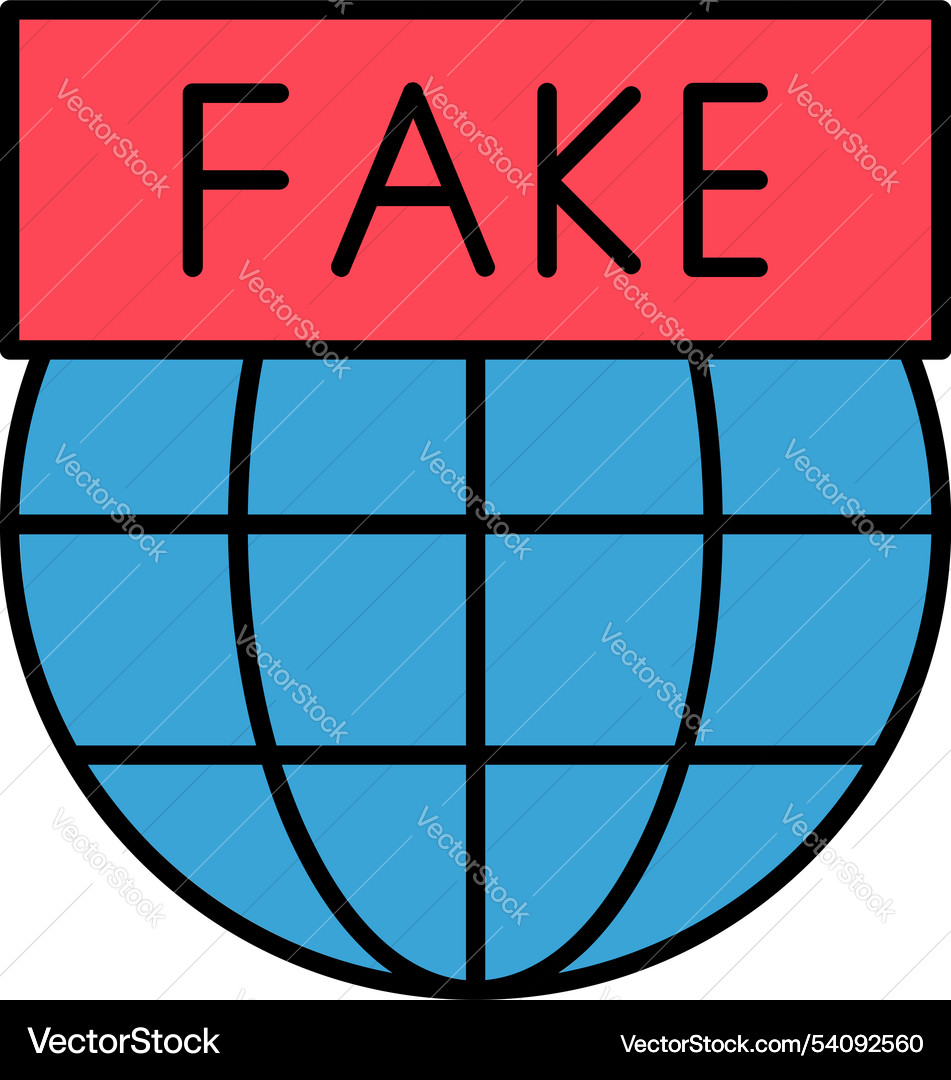 Fake news Royalty Free Vector Image - VectorStock