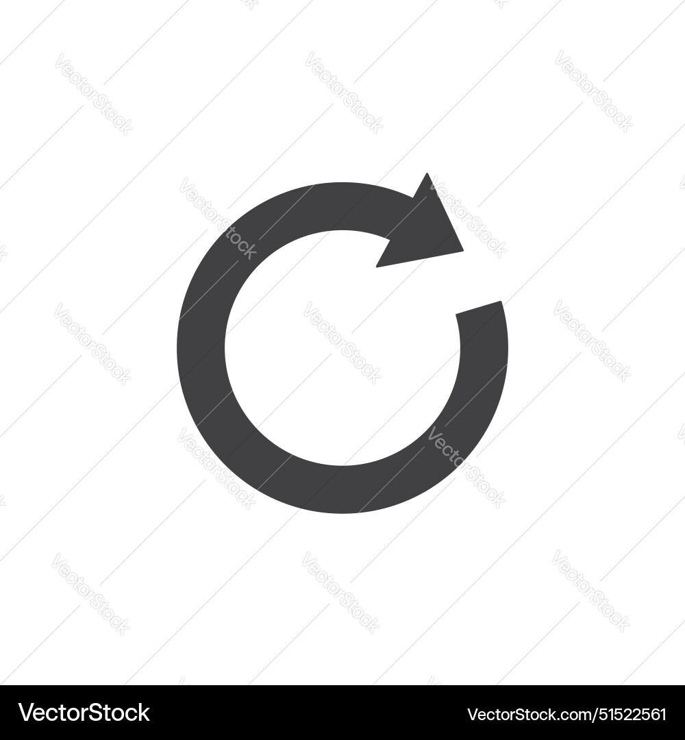 Refresh Icon Set Royalty Free Vector Image - VectorStock